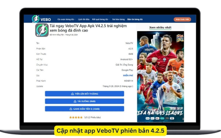 VeboTV | Vebovn - Tải app xem trực tiếp bóng đá trên TV 2025